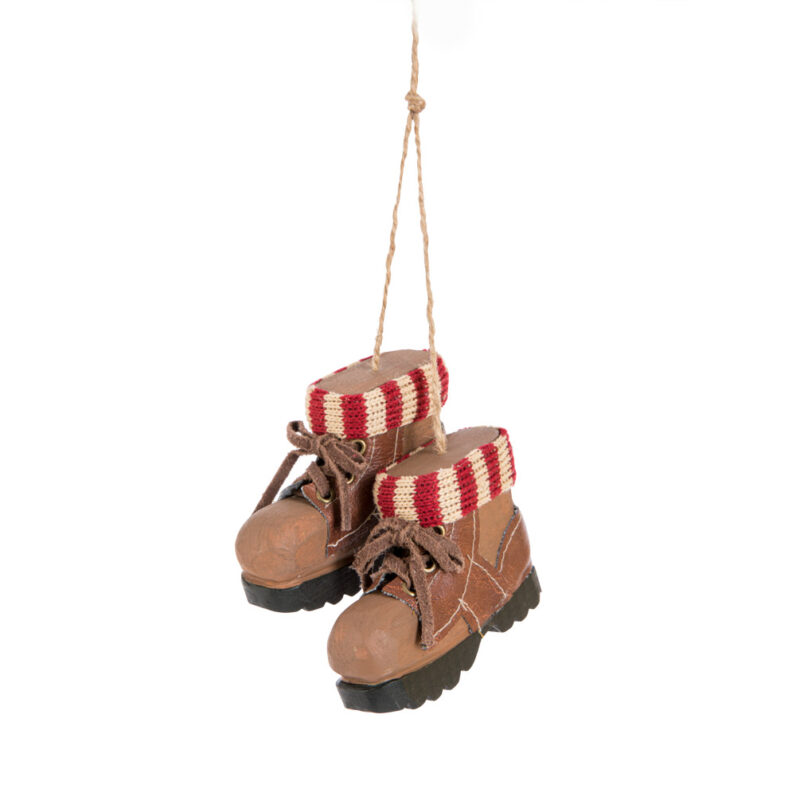 Pair of Hiking Boots Ornament-3.5″L – The Kitchen Cupboard and Icebox